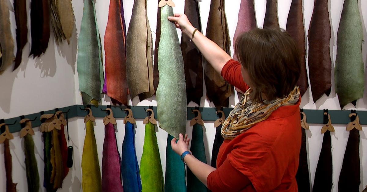 Unique à Liège: une tannerie de cuirs de poissons | QU4TRE