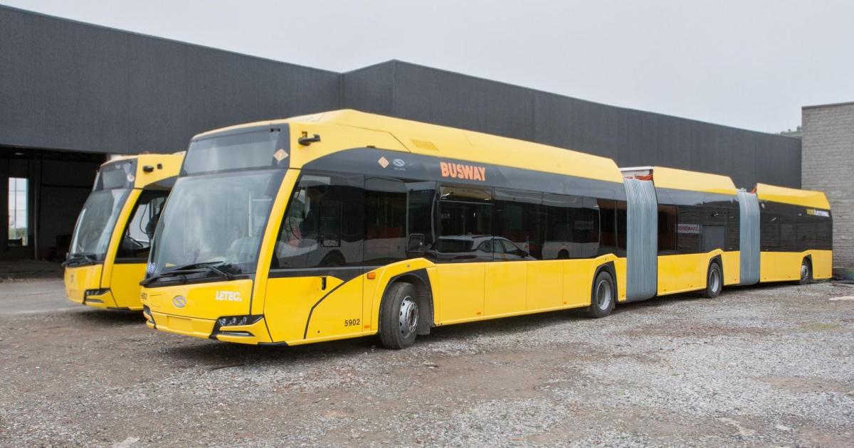 LETEC : les premiers tri-bus BHNS sont arrivés | QU4TRE